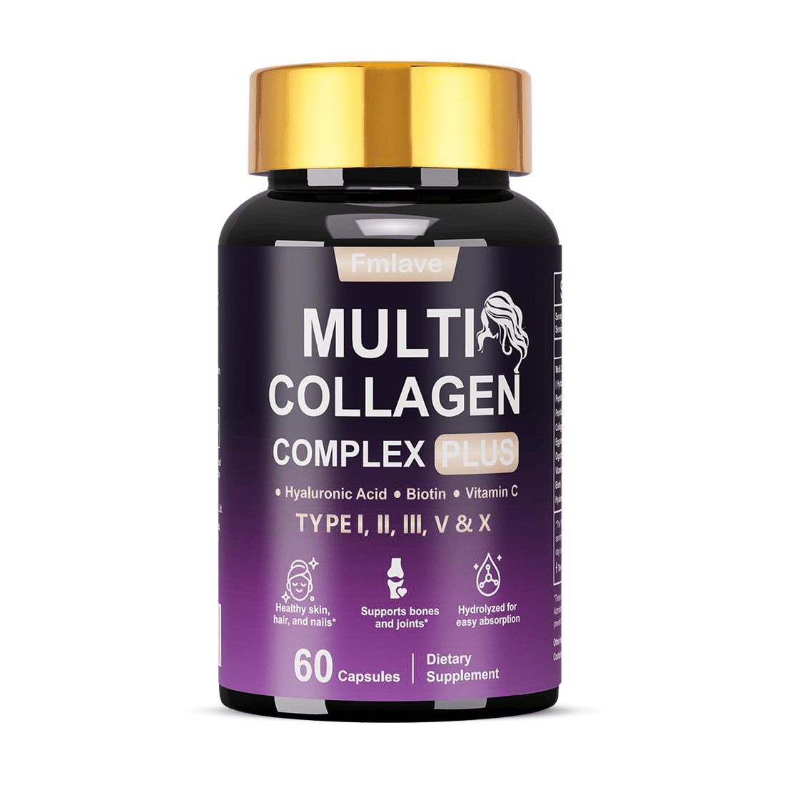 Multi Collagen Complex Plus—5-Type Collagen Peptides | Fmlave